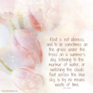 Rest - Flowers Bloom Hope